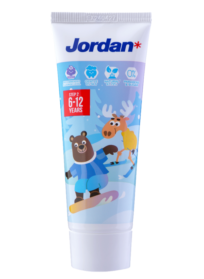 Jordan - Permanent Teeth Toothpaste - 6-12 yrs (4) | BeMed