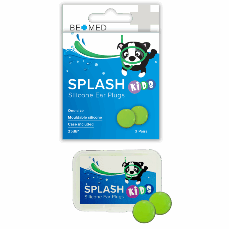 SPLASH! - Ear Plugs - Silicone - Kids - Case x3 Prs | BeMed
